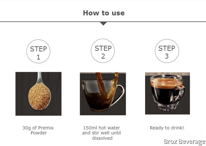 Dark Chocolate Premix Powder 【黑巧克力即溶饮料】