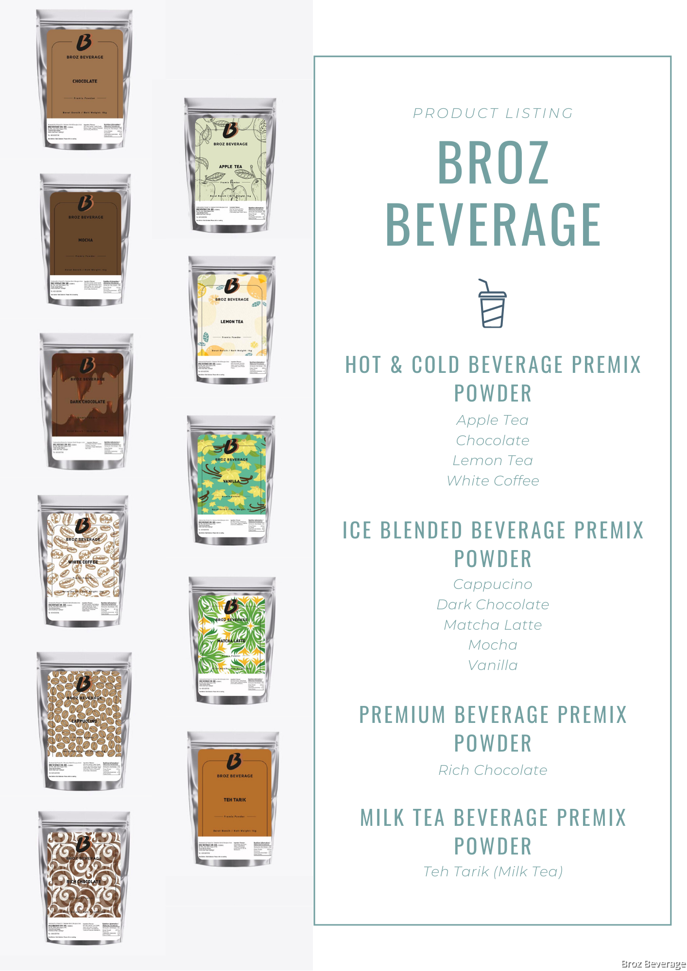 Matcha Latte Premix Powder