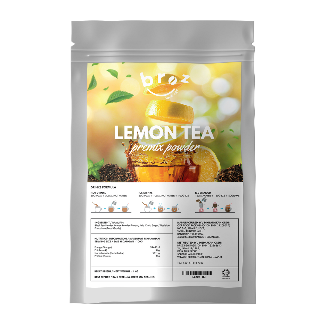 Lemon Tea Premix Powder 【柠檬茶即溶饮料】